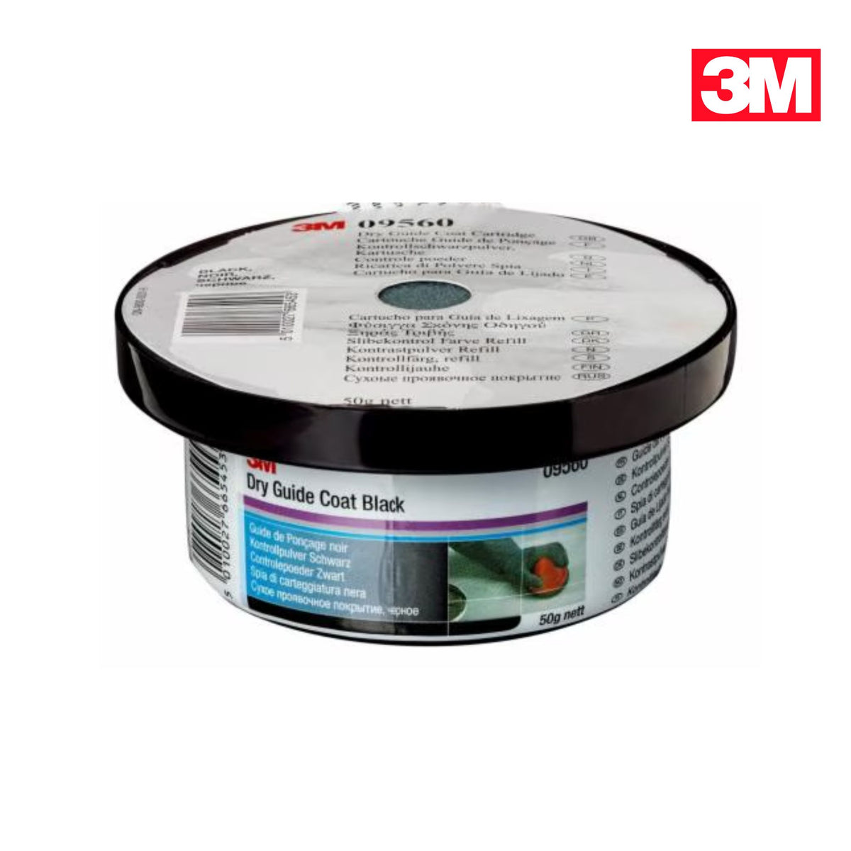 3M Dry Guide Coat Cartridge, Black, 50 g, 09560 — Bodyshop360