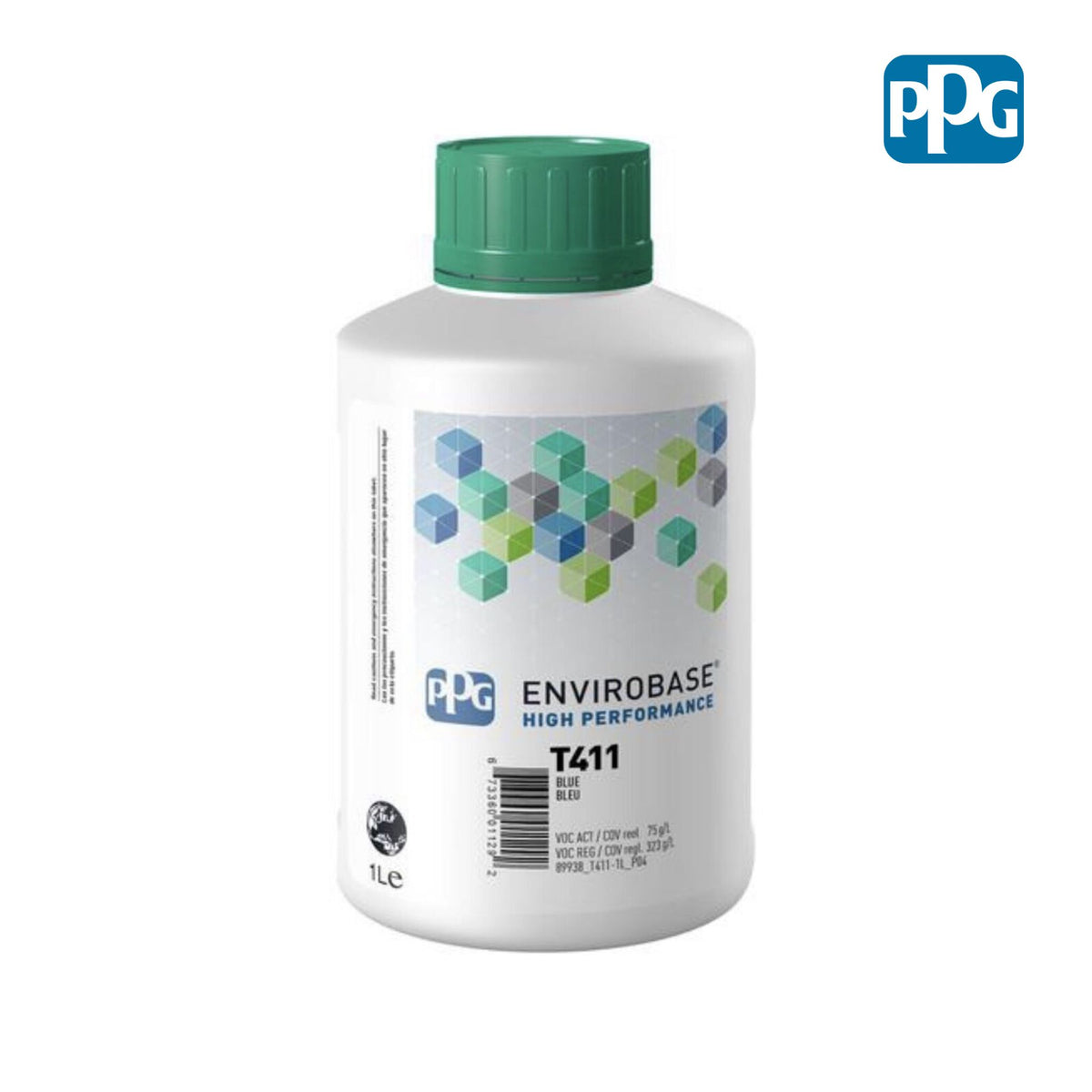PPG T411 Envirobase HP Blue - 1L — Bodyshop360