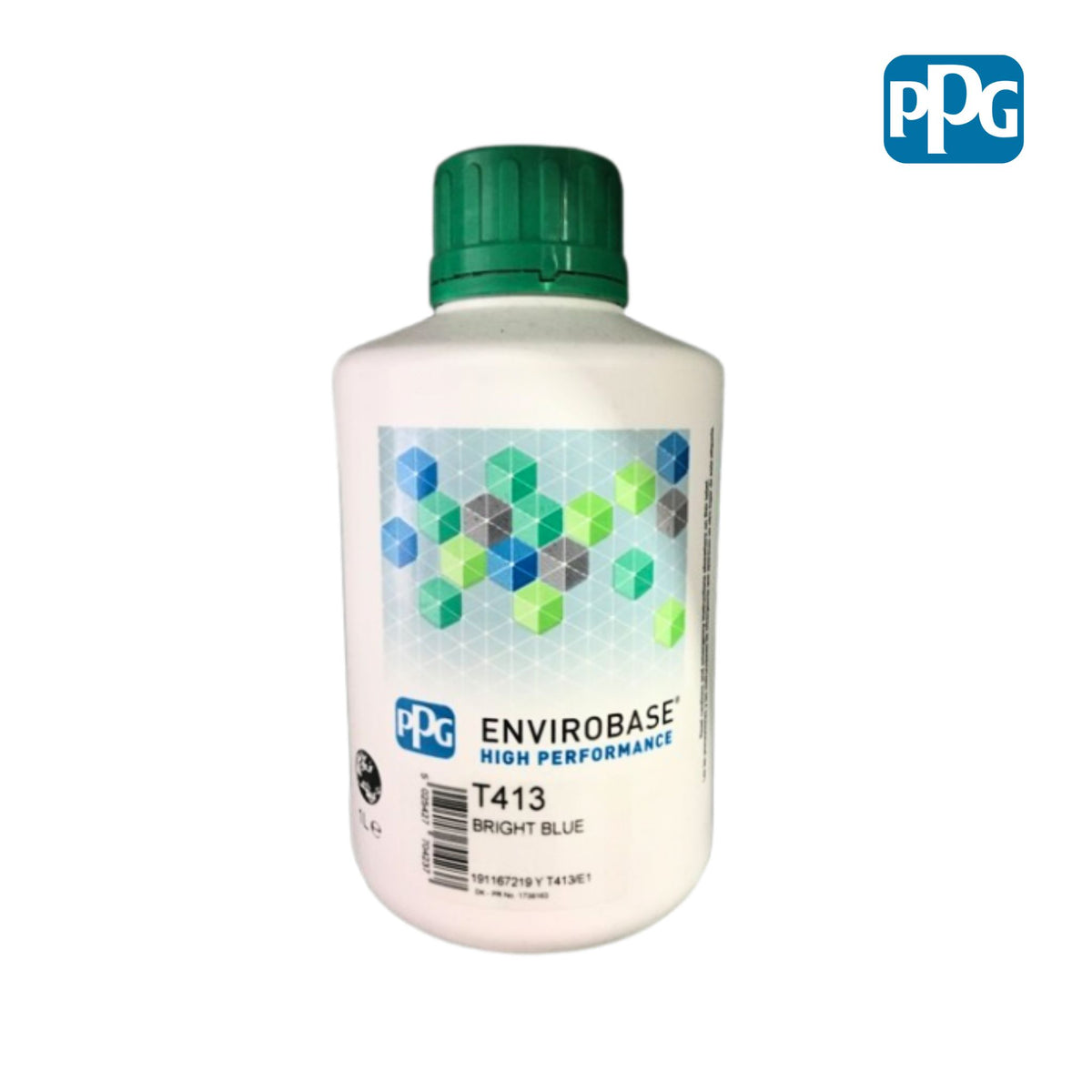 PPG T413 Envirobase Bright Blue - 1L — Bodyshop360