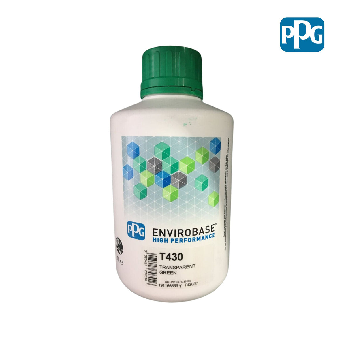 PPG T430 Envirobase Transparent Green - 1L — Bodyshop360